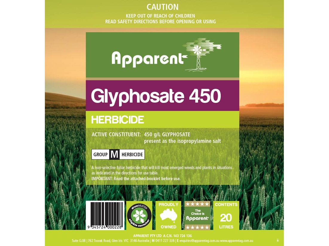 Apparent Glyphosate 450 Weedkiller | Wholesale Nursery - Nurseries in ...